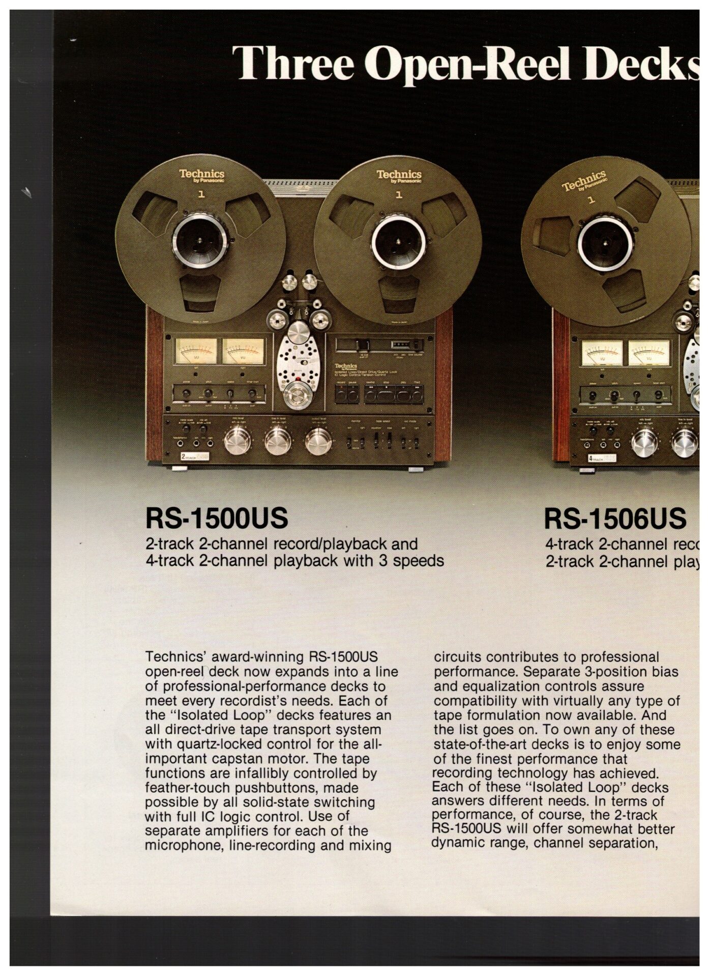 Technics promotional brochure