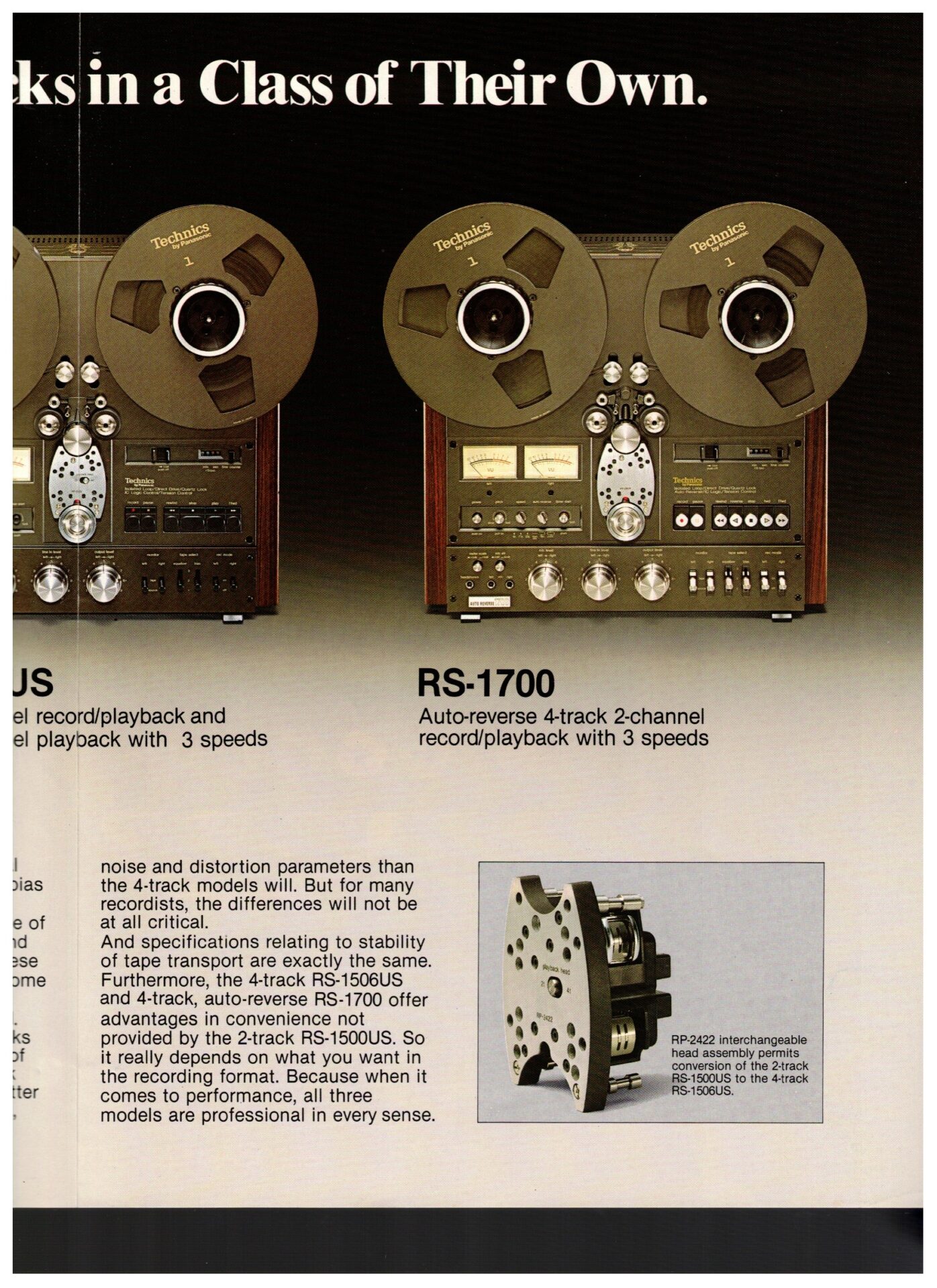 Technics promotional brochure