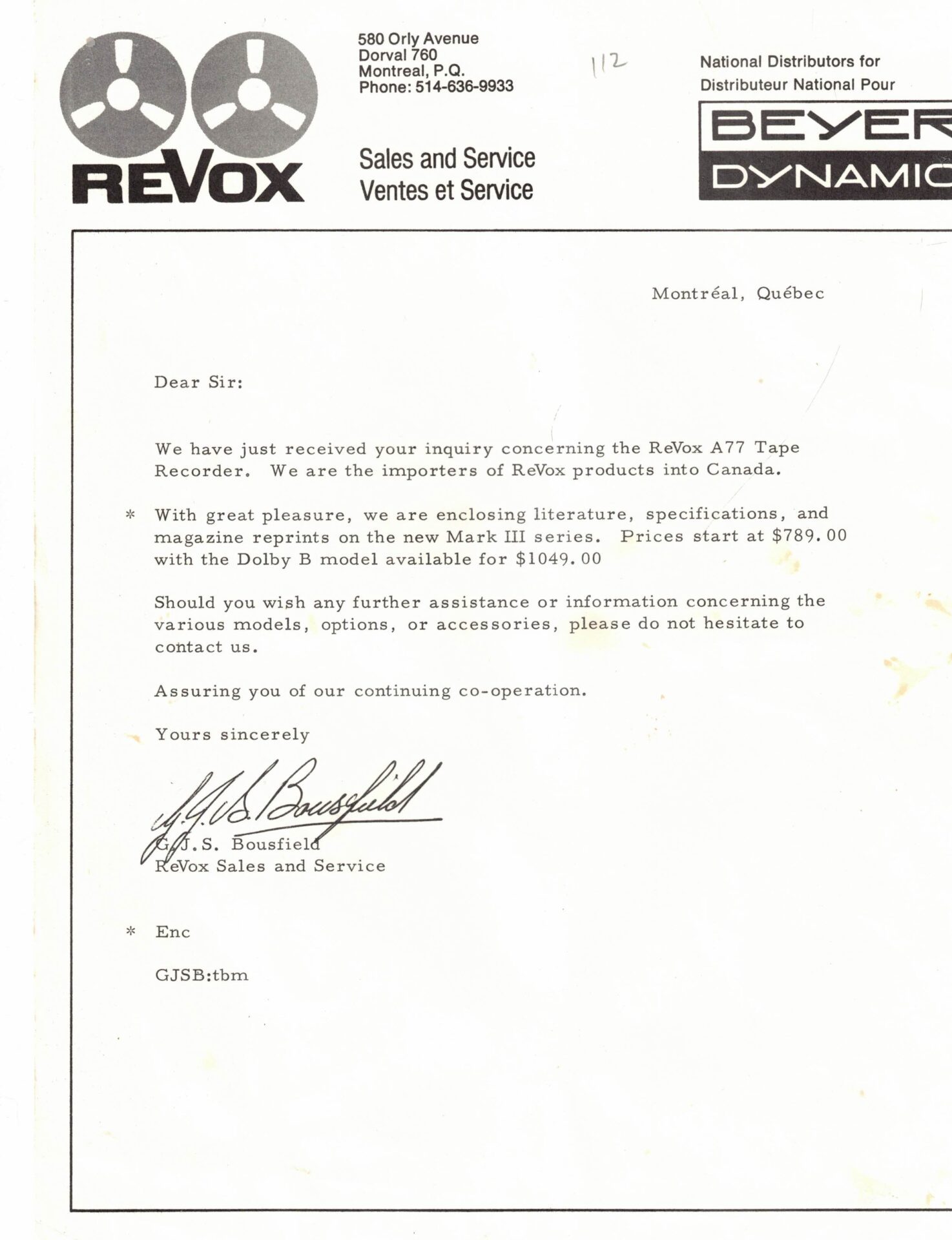Revox Literature